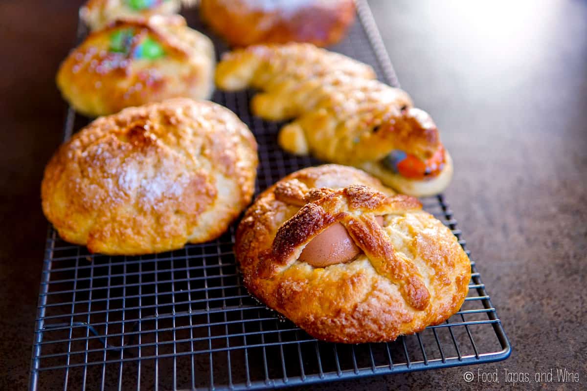 Mona de Pascua (Spanish Easter Cake) - foodtapasandwine.com