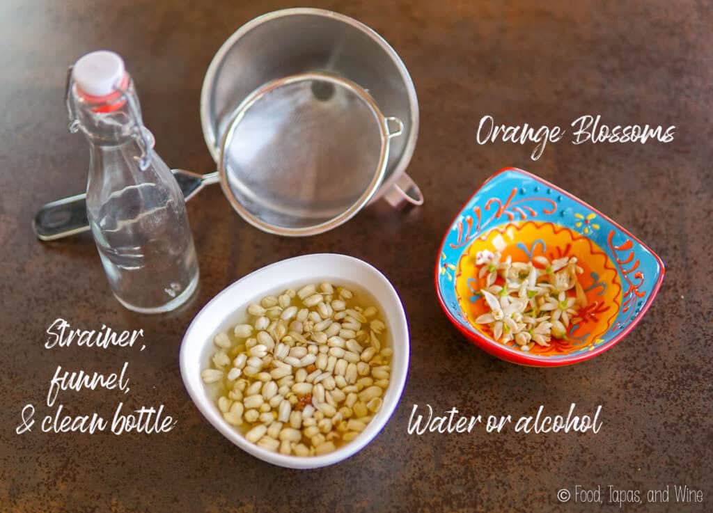 Orange Blossom Water (Agua de Azahar) - foodtapasandwine.com
